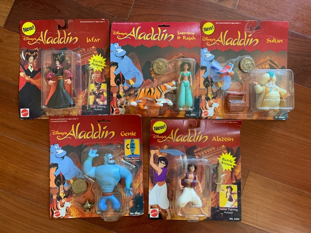 DISNEY ALLADIN SET NEW Alladin/Sultan/Jasmine & Ralph/Genie/Jafar $99. ...