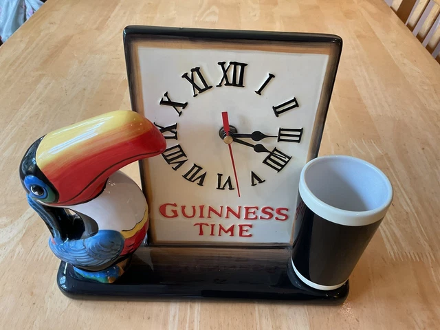 GUINNESS TOUCAN CLOCK G0051 By Enesco, £44.00 - PicClick UK