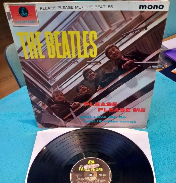 THE BEATLES PLEASE Please Me 1963 Mono Factory sample stickered Example ...