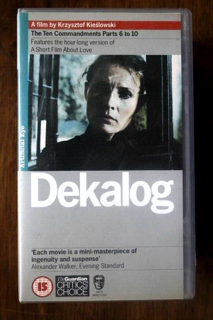 DEKALOG KRZYSZTOF Kieslowski Ten Commandments Parts 6-10 Artificial Eye ...