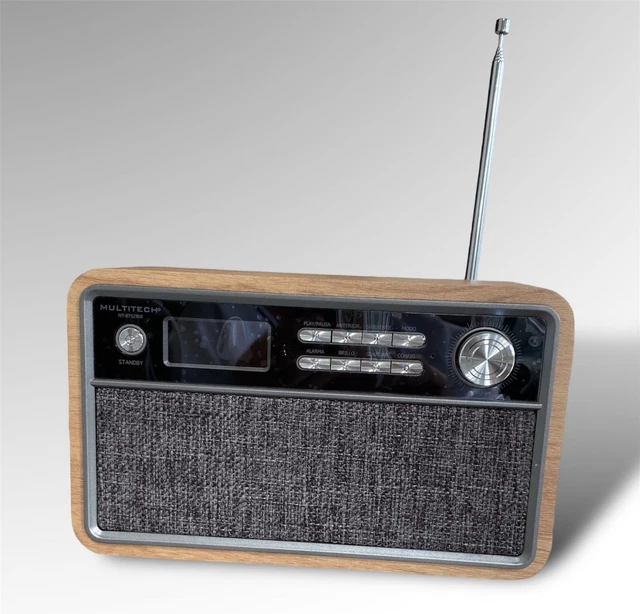 MULTITECH PORTABLE BLUETOOTH Radio Retro Mod No. MT- BTS2908 £25.00 ...