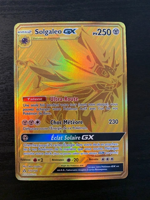 CARTE POKÉMON : Solgaleo GX 173/156 Soleil & Lune Ultra Prisme ...