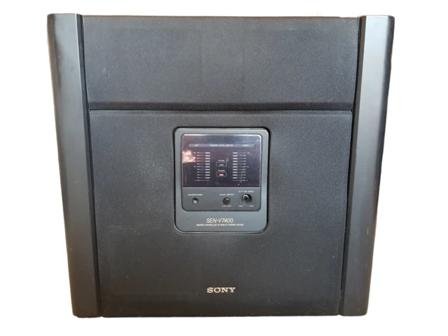 RARE! VTG SONY SEN-V7400 Hi Fidelity Stereo Center Speaker & Subwoofer ...