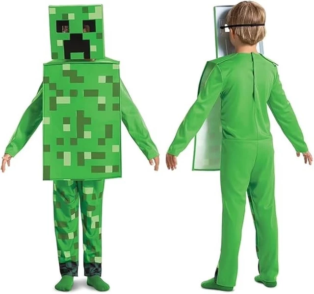 DÉGUISEMENT MINECRAFT CREEPER Pour Enfants 4-6 Ans EUR 37,22 - PicClick FR