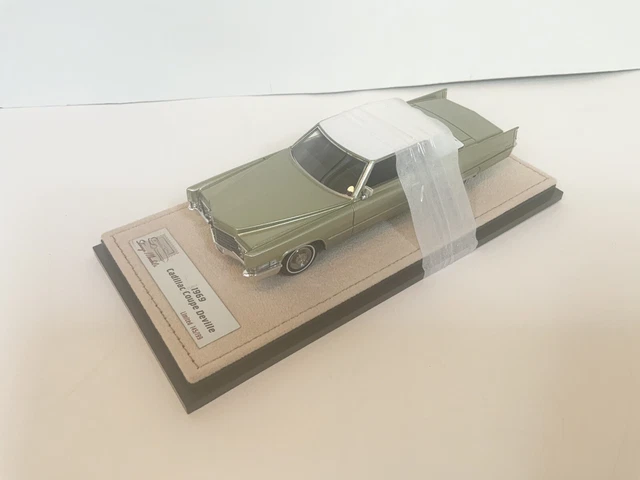 1/43 1969 CADILLAC Coupe DeVille Palmetto Green Metallic GLM/Stamp ...