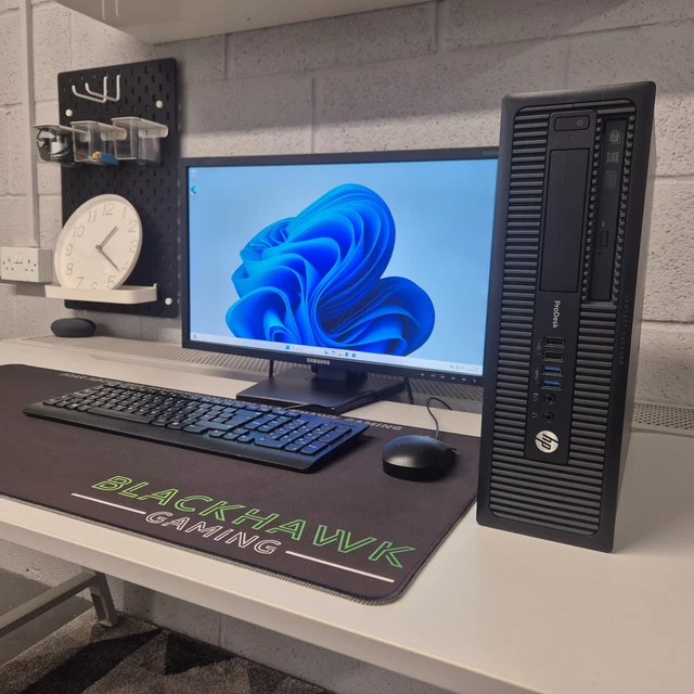 HP PRODESK WINDOWS 11 Intel Core i7 SSD 32GB RAM Computer Bundle PC SFF ...