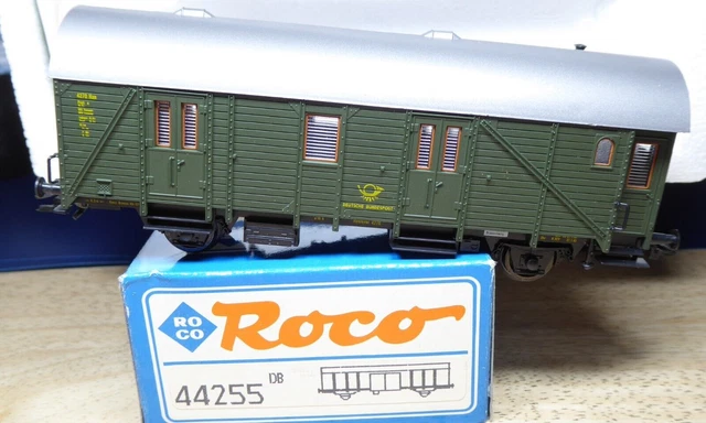 ROCO 44255 H0 AC Wagons Postaux 4270 Han La DB Époque 3 Très Bien pour ...