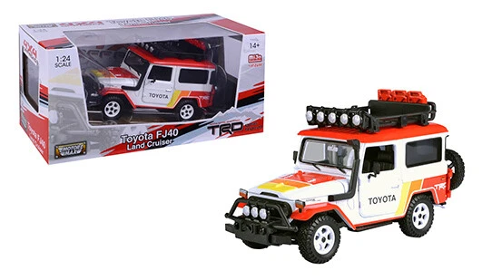 TOYOTA FJ40 LAND Cruiser Trd Livery 2400 Made 1/24 Scale By Motor Max ...