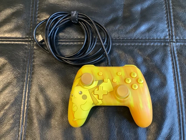 NINTENDO SWITCH POKEMON Controller Wired Pikachu Static Electric Design ...