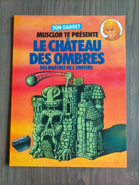 PAGE LES MAITRE de L'univers CHATEAU DES OMBRES phosphorescent 28X 21cm ...