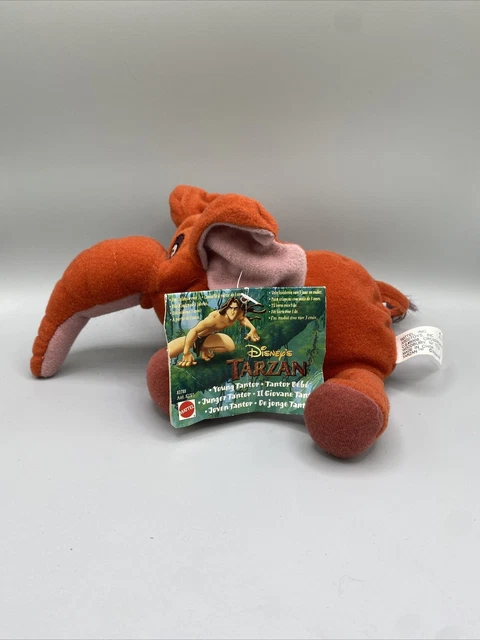 DISNEY TARZAN MINI Bean Bag Plush Elephant Tantor Applause Tagged ...