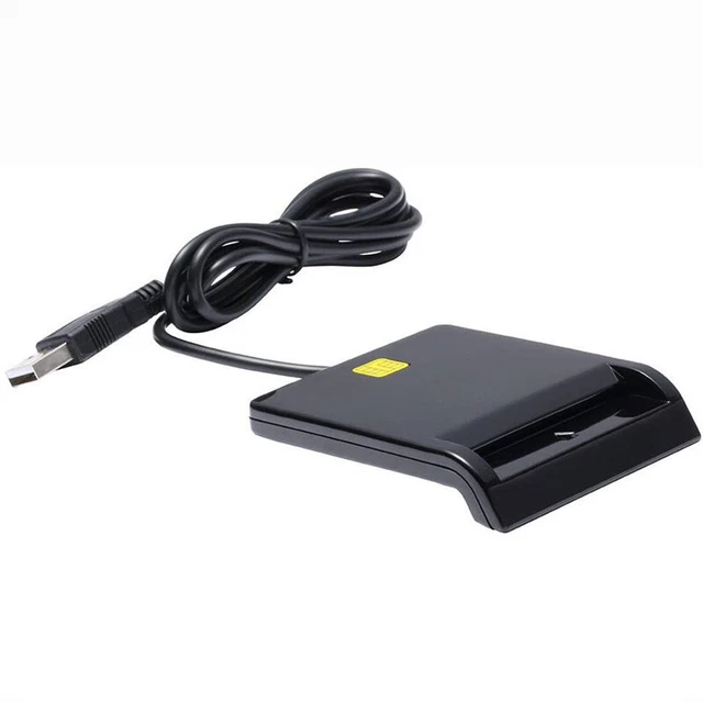 DOD MILITARY USB Smart Card Reader CAC/National ID/Chip for Mac OS ...