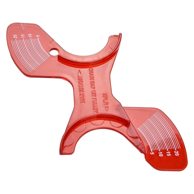 RED REAR DERAILLEUR Chain Gap Calibration Tool for SRAM XPLR AXS FORCE ...