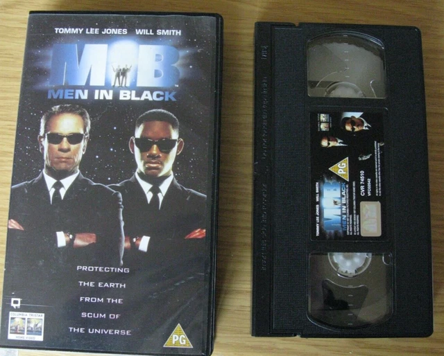 MEN IN BLACK (1997) - VHS - Will Smith, Tommy Lee Jones, Cert PG Movie £3.49 - PicClick UK