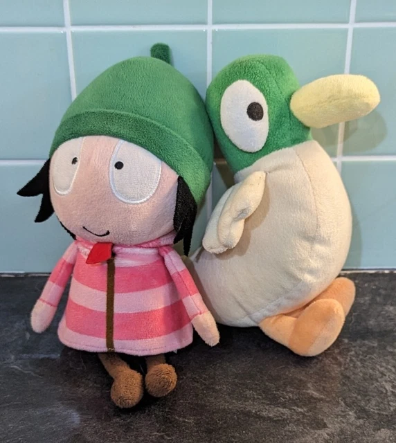 CBEEBIES SARAH AND Duck Soft Plush Cuddly Toy Bundle | Custom Made £21. ...