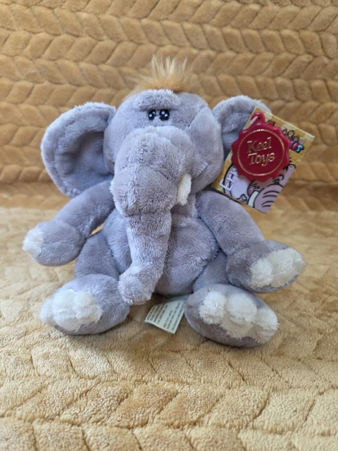 KEEL TOYS PETROPOLIS Ernest The Elephant Plush Toy 2005 With Tags 7 ...