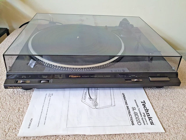 TECHNICS FG SERVO Automatic Turntable System SL-BD22D £104.72 - PicClick UK