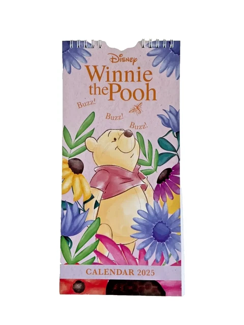 2025 DISNEY’S WINNIE The Pooh Calendar Slimline Wall Hanging Month To ...
