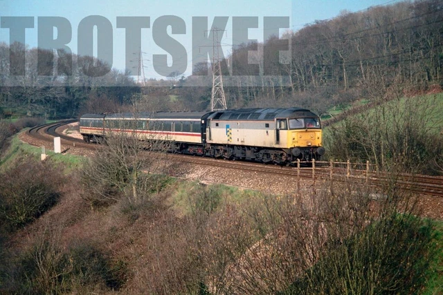 35MM SLIDE BR British Rail Diesel Loco Class 47 47305 1991 Dainton Orig £4.98 - PicClick UK