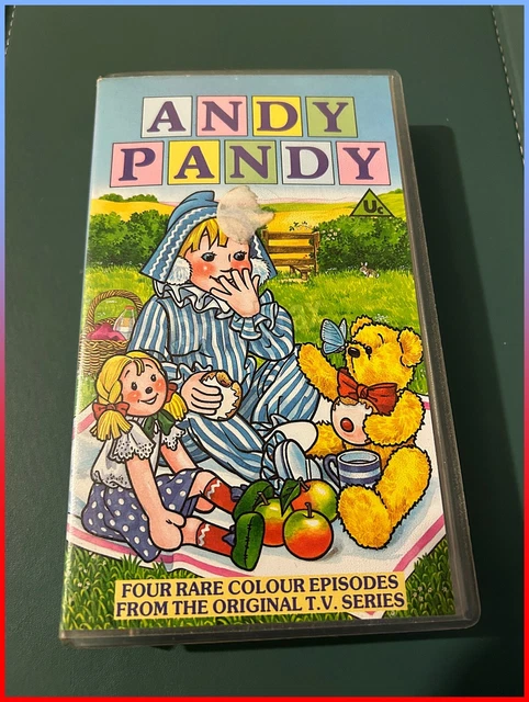 ANDY PANDY FOUR Rare Colour Episodes (PAL BBC VHS Cassette Tape 1988 ...