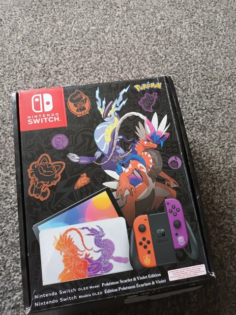 NINTENDO SWITCH OLED Console 64GB Pokémon Scarlet / Violet Limited ...