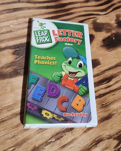 LEAPFROG LETTER FACTORY ABC Learning Video (VHS 2003 Small Clamshell) £ ...