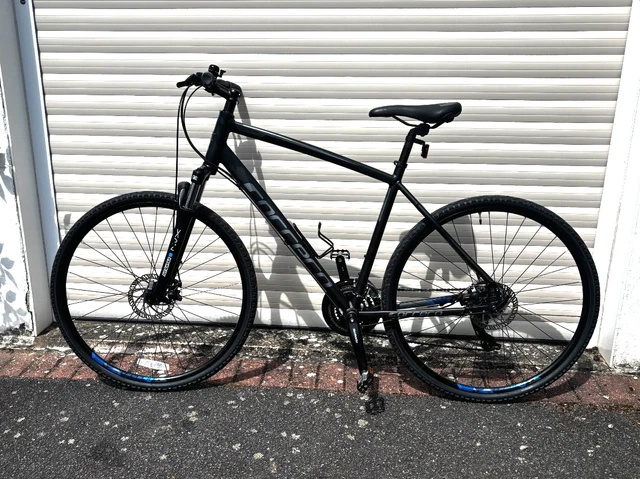 CARRERA CROSSFIRE 2 Mens Hybrid Bike Large 21" Frame Disc Brakes nice ...