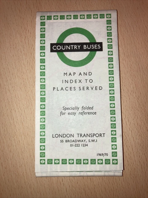 LONDON. BUS. MAP And Routes. (. Country. Buses. 1969/70. ) £1.99 ...