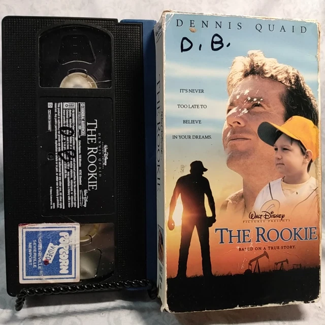 THE ROOKIE (VHS, 2002) Dennis Quaid; Based on a True Story $6.83 ...