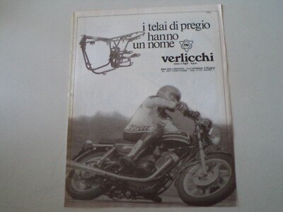 ADVERTISING PUBBLICITÀ 1980 VERLICCHI e MOTO MORINI 500 EUR 6,00 ...