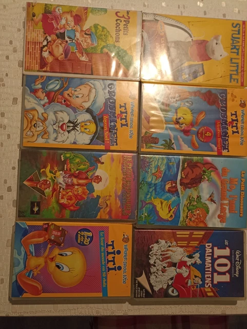 LOT 8 CASSETTES VHS dessin animé divers EUR 1,00 - PicClick FR
