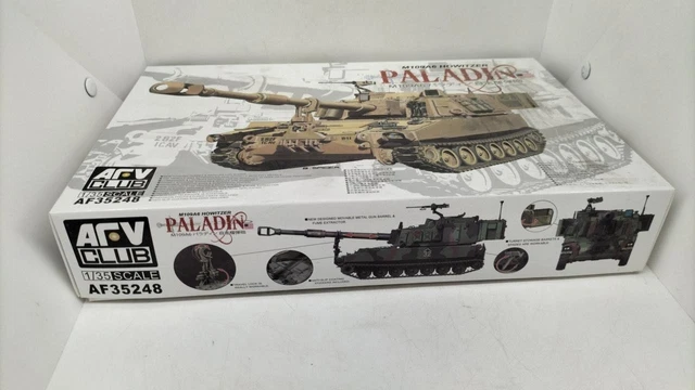 1 35 PALADIN Self Propelled Howitzer Model No. M109A6 Afv Club Hw066 £ ...