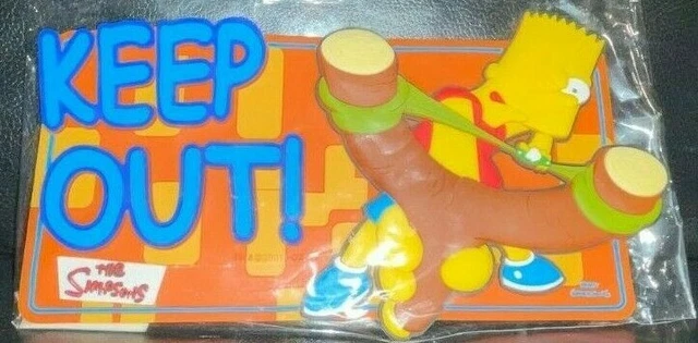 THE SIMPSONS KEEP Out Resin Door Sign 9 X 5 Inches New And Sealed £3.50 ...