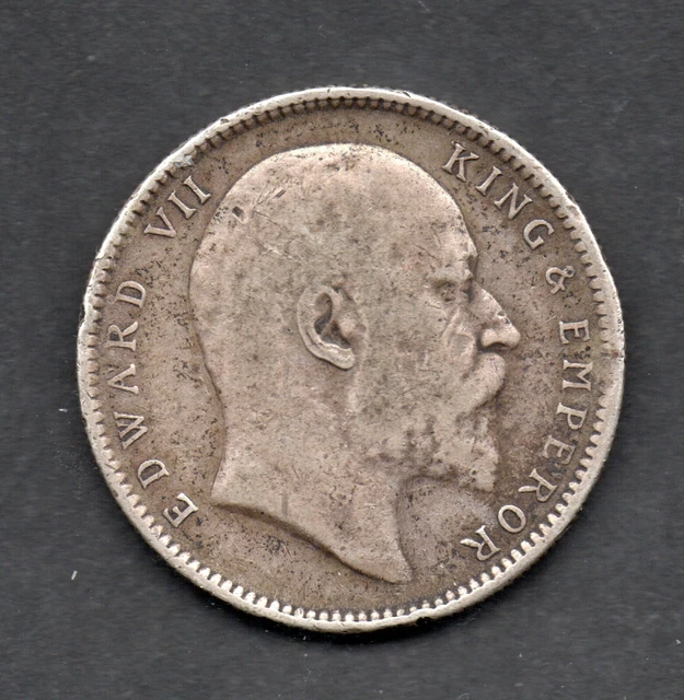 1905 INDIA (BRITISH) one rupee EDWARD VII KING & EMPEROR coin £11.95 ...