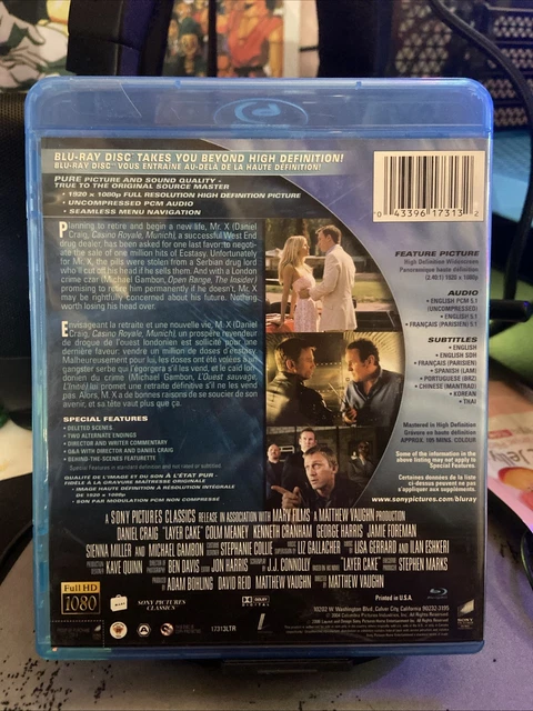 LAYER CAKE BLU-RAY movie with Daniel Craig $12.75 - PicClick CA