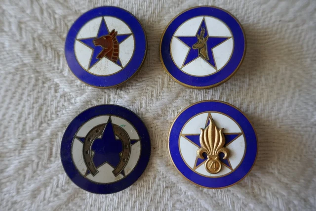 MILITARY BADGES FOREIGN Legion 4°REI 1° 4° 5° Cie Worn & Regimental £43 ...