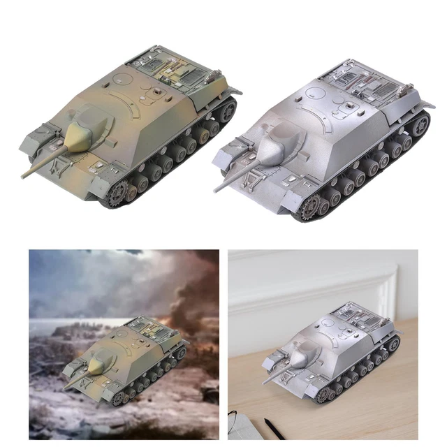 1:72 SCALE TANK Model Kits Collection DIY Assemble Table Scene ...