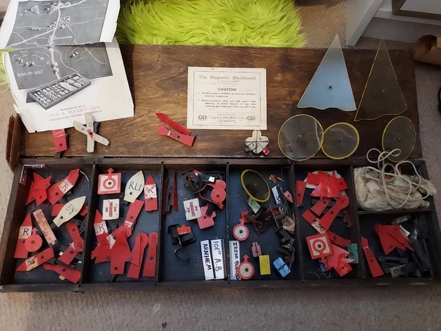 WW2 VERY RARE WW2 Gale and Polden Military Tactics Board Magnetic £60. ...