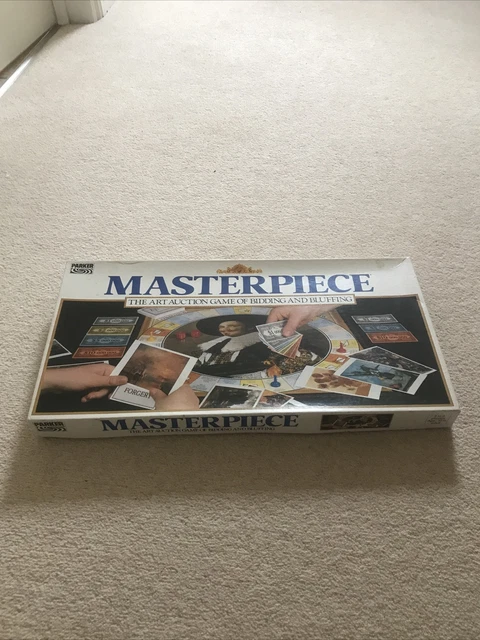 MASTERPIECE THE ART Auction Bidding & Bluffing Board Game Parker ...