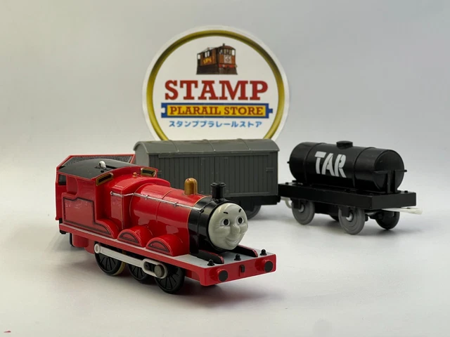 TOMY TRACKMASTER PLARAIL James the Red Engine *complete set* £50.81 ...