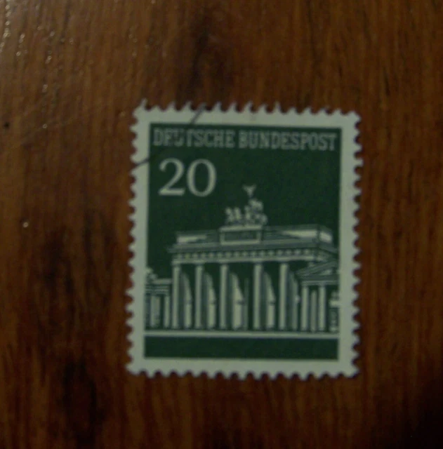 BRIEFMARKEN DEUTSCHE BUNDESPOST, 20 Pfennig, gestempelt TOP Zustand EUR 25,00 - PicClick DE
