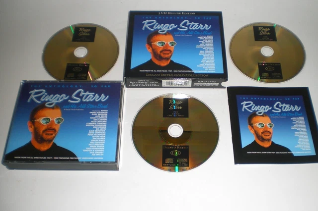 3 CD-BOX - RINGO STARR - THE ANTHOLOGY...SO FAR - DELUXE EDITION GOLD ...