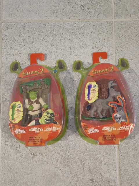 SHREK 2 DREAMWORKS Shrek + Donkey Swamp Sludge Slime New & Sealed 2003 ...