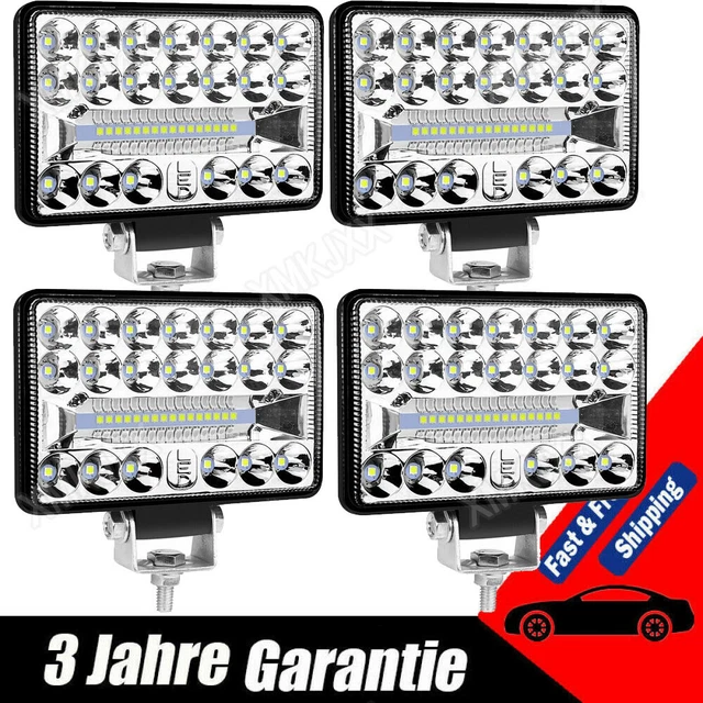 FARI DA LAVORO LED 108W VEICOLO 12V 24V faretto auto trattore fari EUR ...