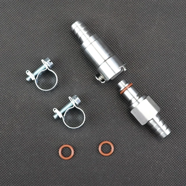 BOAT GAS TANK Fuel Line Hose Quick Release Connect Disconnect Coupling ...