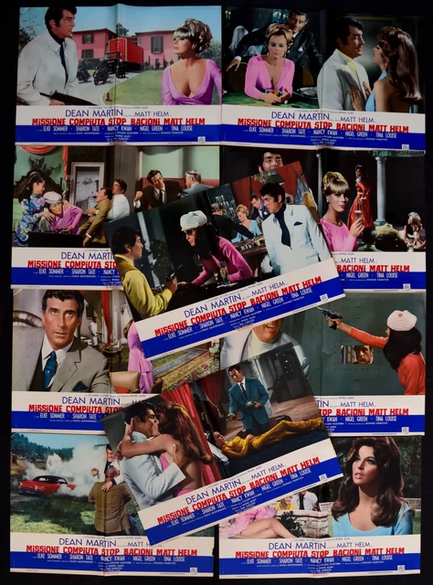 FOTOBUSTE MISSIONE COMPIUTA STOP BACIONI MATT HELM Dean Martin sommer ...