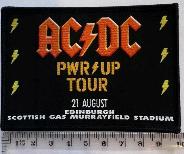 AC/DC - POWER Up Tour 2025 - Murrayfield Edinburgh, Scotland - Woven Patch £11.12 - PicClick UK