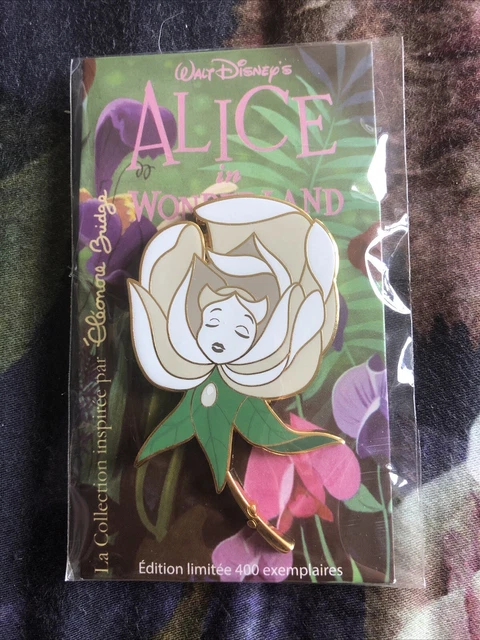 PIN WHITE ROSE Eleonore Bridge Alice Disney Disneyland Paris DLP LE400 ...