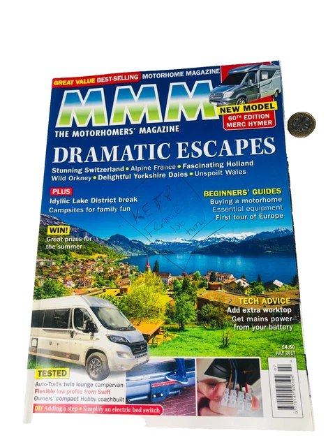 MAGAZINE MMM THE Motorhomers Mag Motor Home July 2017 ncb £7.29 ...