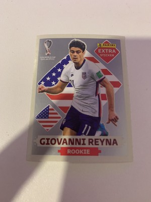 PANINI FIFA WORLD Cup Qatar 2022 Extra Sticker SILVER GIOVANNI REYNA ...
